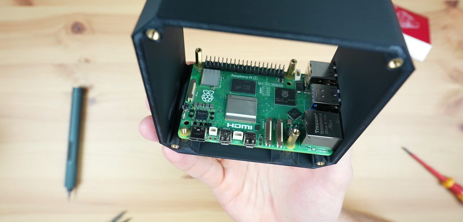 Pi 5 Desktop Case For Pineberry HatDrive! - The DIY Life