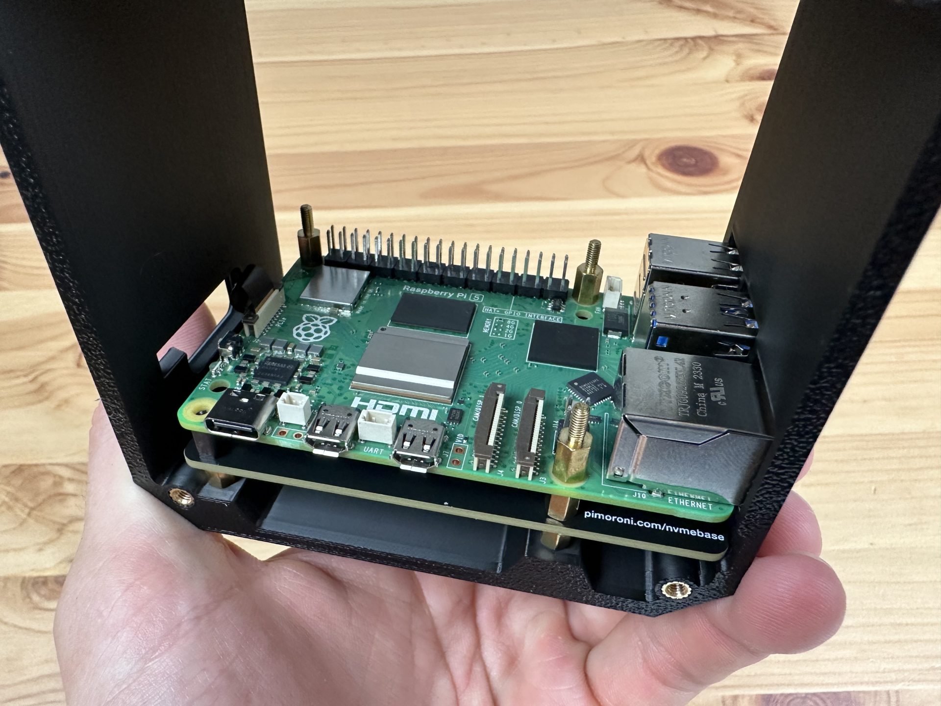 Pi 5 Desktop Case For NVMe Base or HatDrive! Bottom - The DIY Life