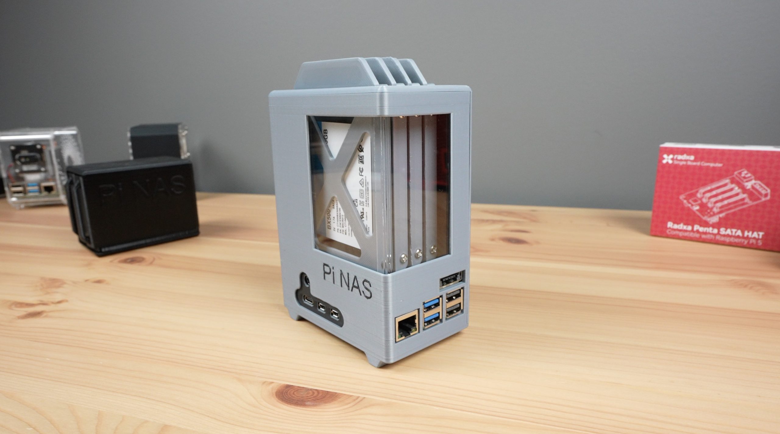 Assembled Pi 5 NAS Case - The DIY Life