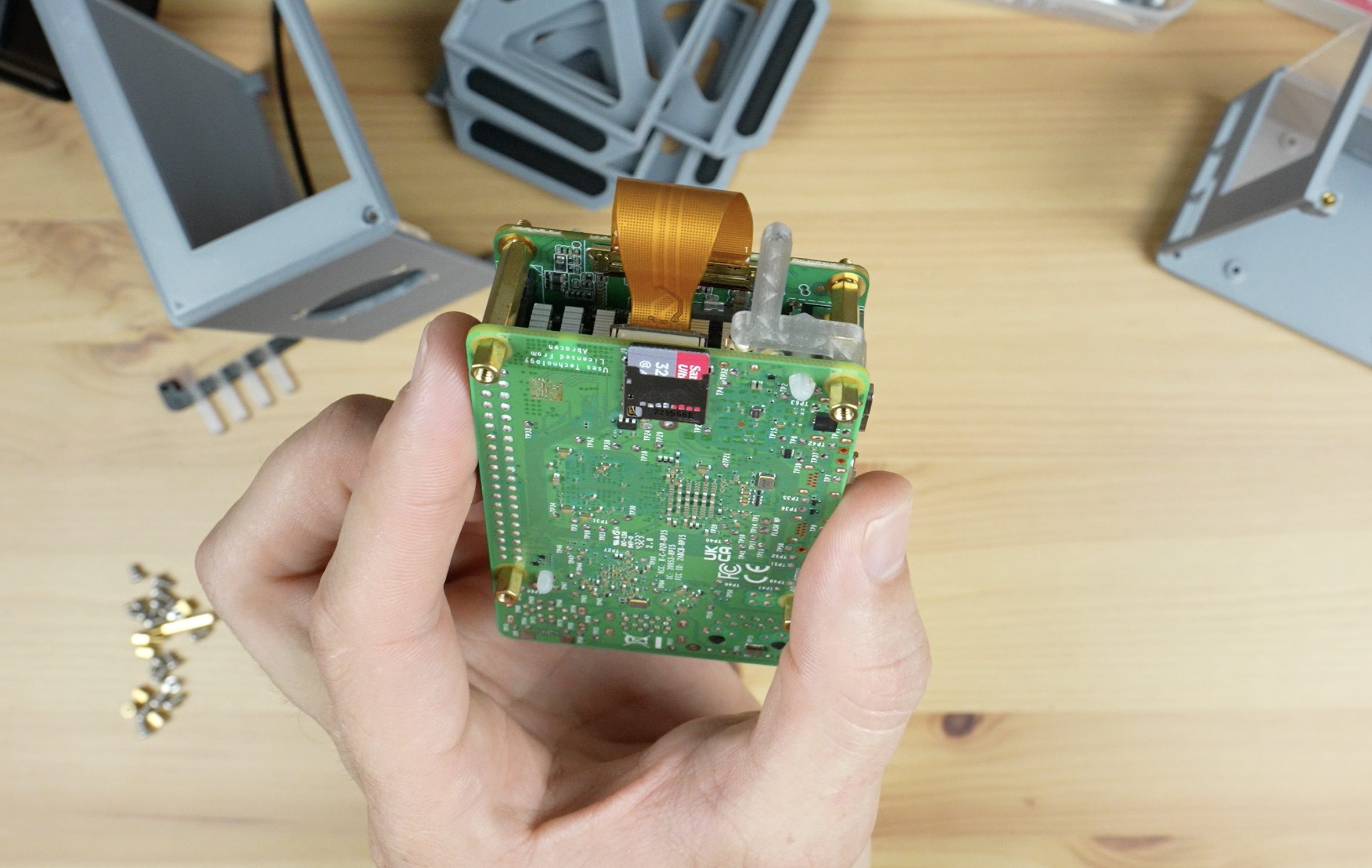 FPC Ribbon Cable Plugged Into Pi And Hat The DIY Life FPC Ribbon Cable Plugged Into Pi And Hat The DIY Life