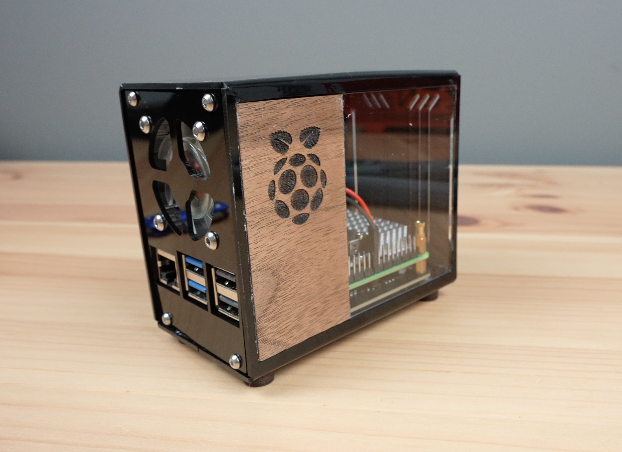 Back of Pi 5 Cloud Server - The DIY Life
