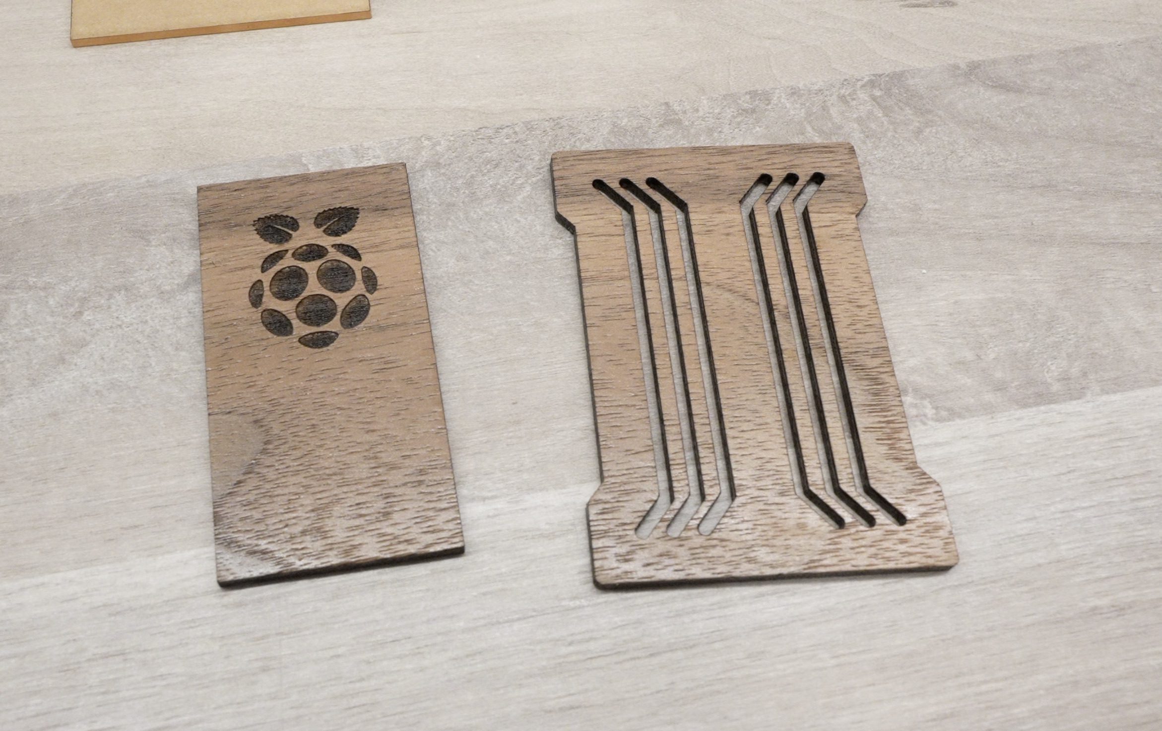 Completed Walnut Plywood Parts - The DIY Life