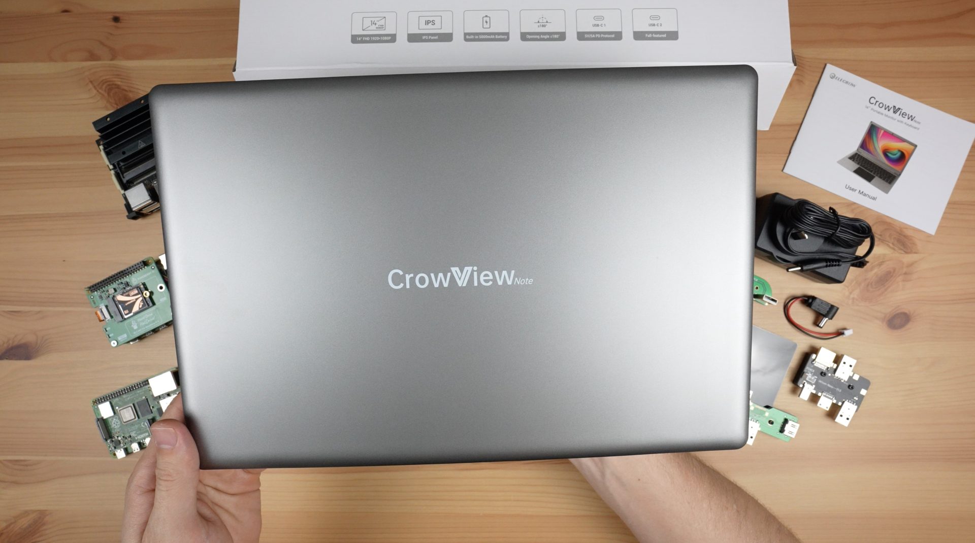CrowView Note 14" Workstation - Unboxing and Review - The DIY Life