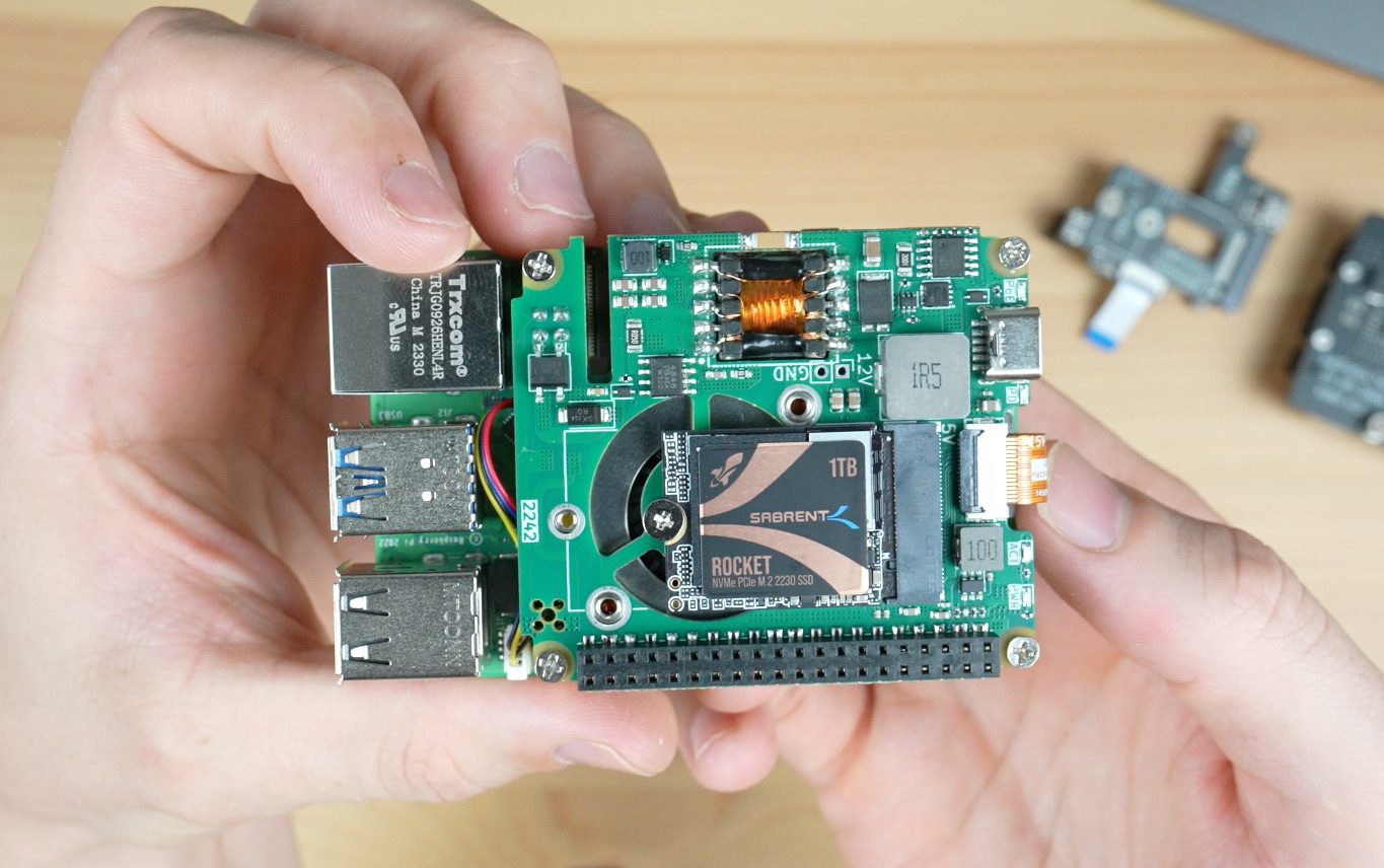 PoE-and-NVMe-Hat-Fit-Into-Official-Pi-5-Case - The DIY Life