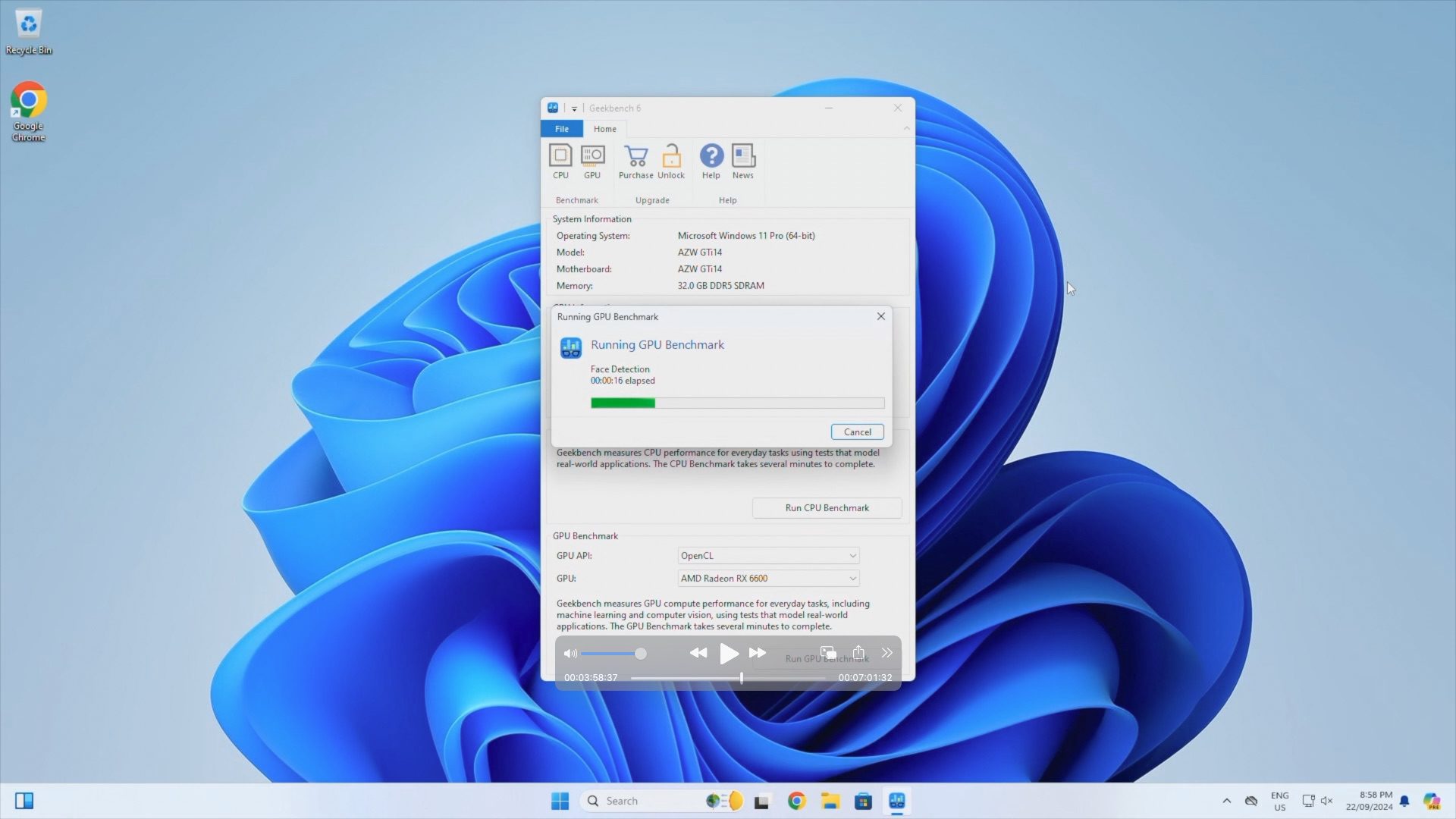 Running-Geekbench-GPU-Benchmark - The DIY Life