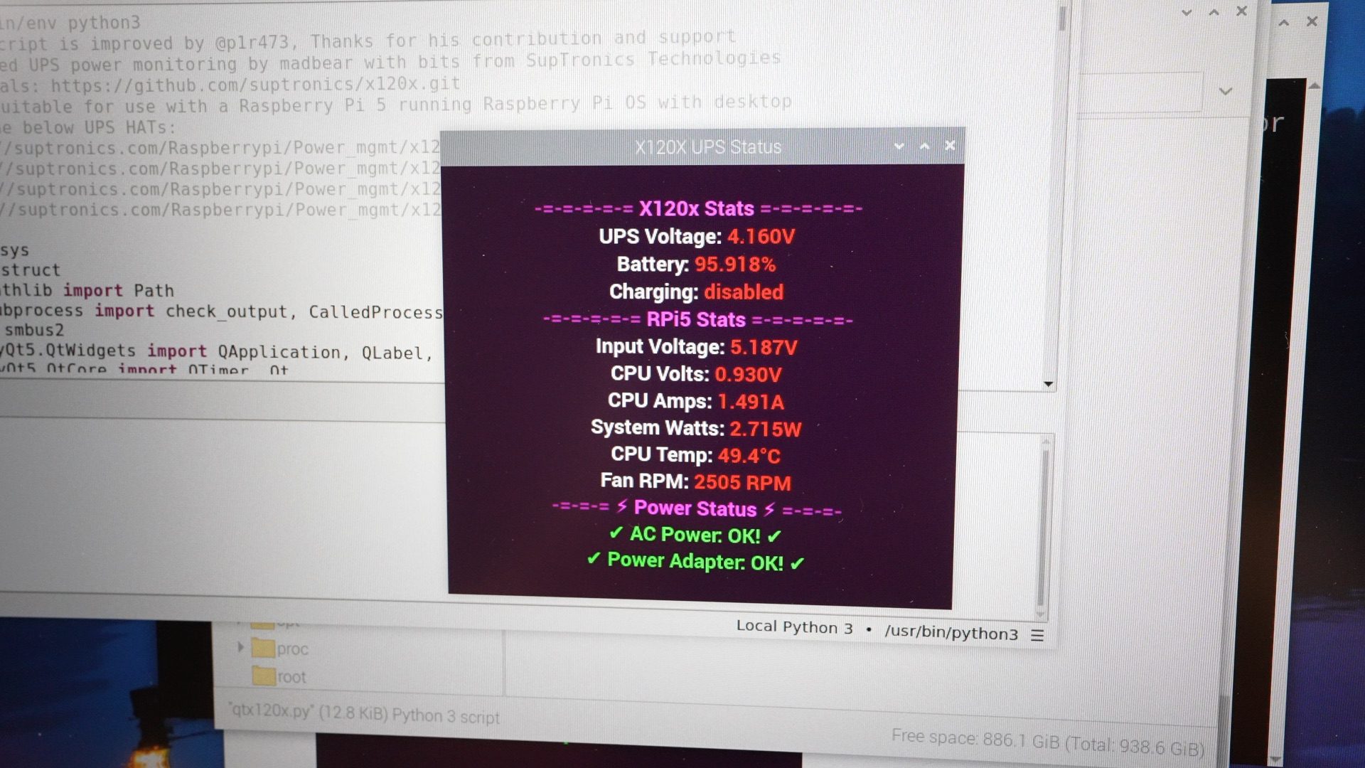 UPS-Status-Display - The DIY Life