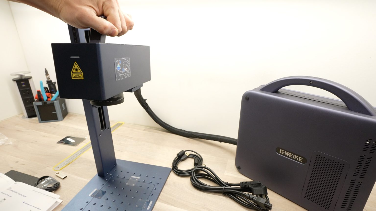 Gweike G2 Pro 30W Fibre Laser Unboxing & Review - The DIY Life