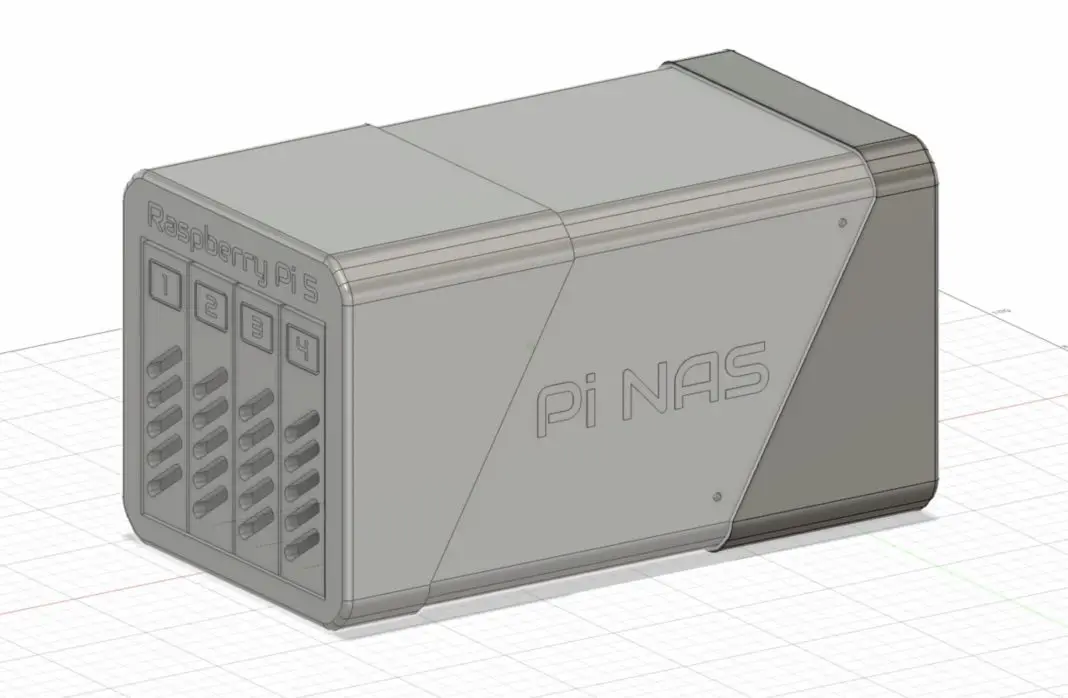 Building a 4-Bay 3.5" NAS with a Raspberry Pi 5 and 3D Printed Enclosure - The DIY Life