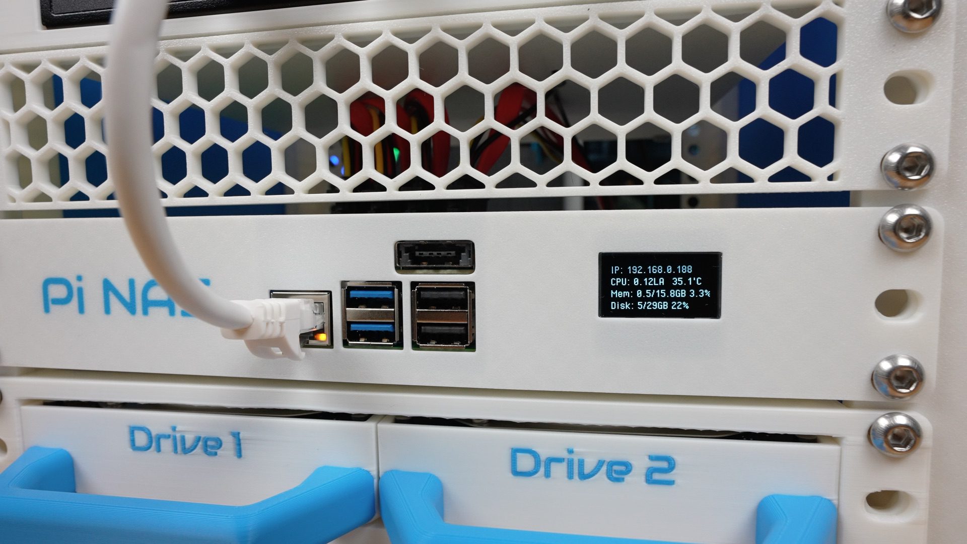 Pi NAS Rack Complete - The DIY Life